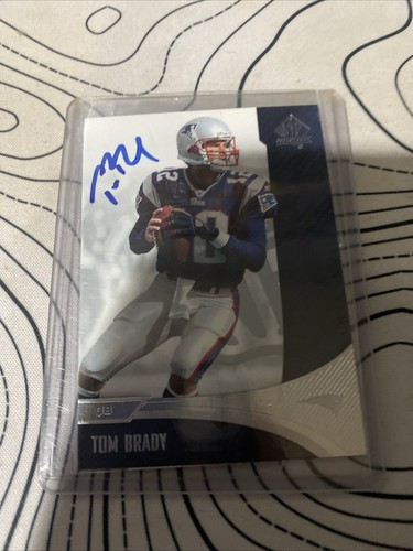 tom brady auto sp authentic | eBay