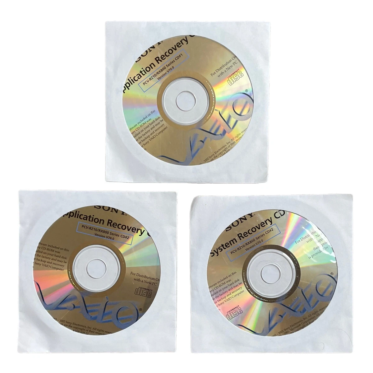 Restore Sony Vista