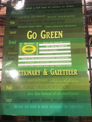 Go Green Dictionary And Gazetteer Book | eBay