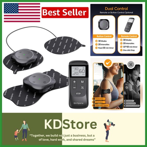 Wireless TENS Muscle Stimulator - 30 Modes for Effective Pain Relief | eBay