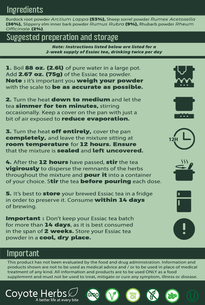 Essiac Tea Recipe Original | Bryont Blog