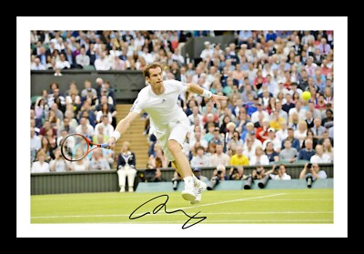 ANDY MURRAY AUTOGRAPHED SIGNED & FRAMED PHOTO PRINT | eBay UK