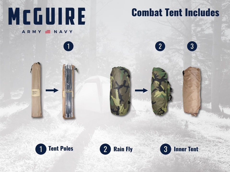 Two Person Combat Diamond Brand Tent - Woodland Camo Used | eBay