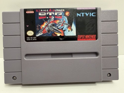 Strike Gunner STG SNES Super Nintendo Game Authentic | eBay