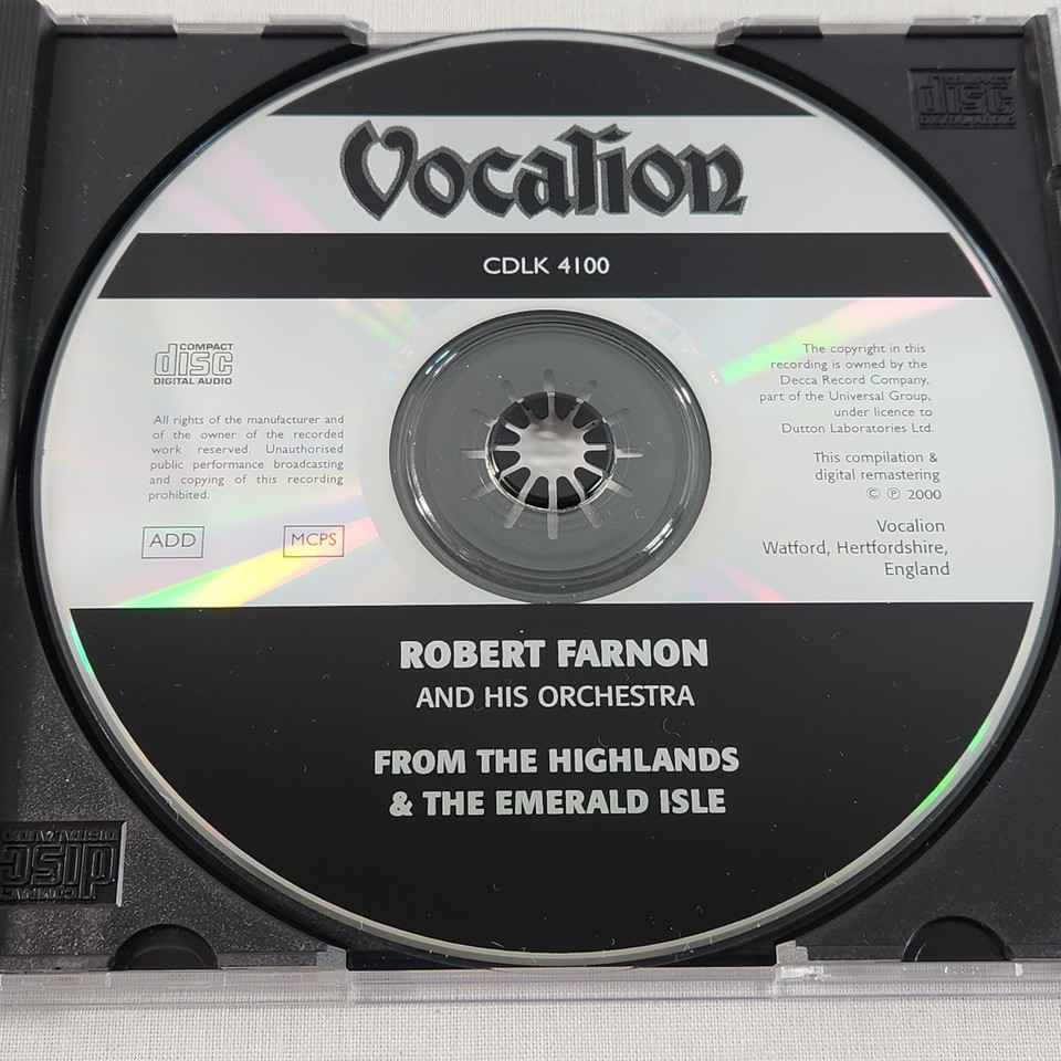 Robert Farnon - From The Highlands and the Emerald Isle (CD 2000 ...