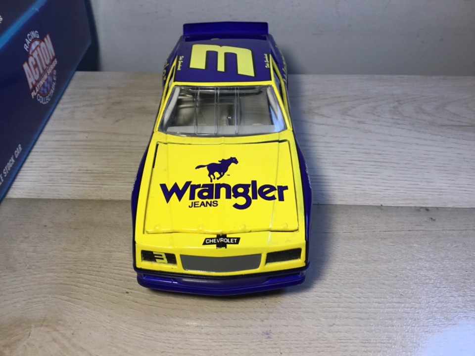 XRARE 1:24 Dale Earnhardt #3 WRANGLER 1984 "BLUE GOOSE" DieCast NASCAR ...