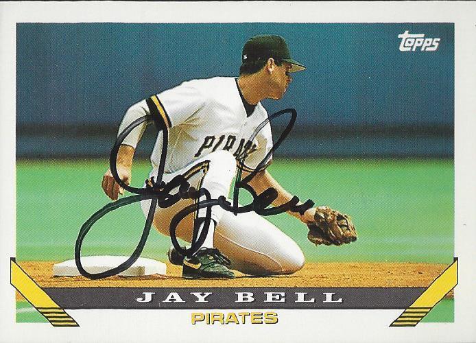 Jay Bell Pittsburgh Pirates 1993 Topps Signed Card | eBay
