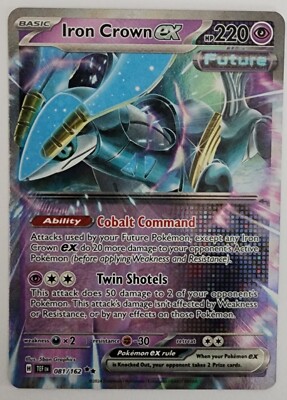 POKEMON ~ IRON CROWN EX ~ 081/162 ~ TEMPORAL FATES ~ ULTRA RARE NM | eBay