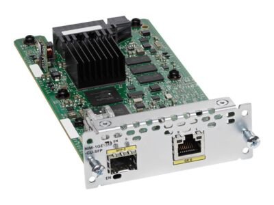 Cisco NIM-1GE-CU-SFP 1-Port GE/SFP Network Interface Module For ISR ...