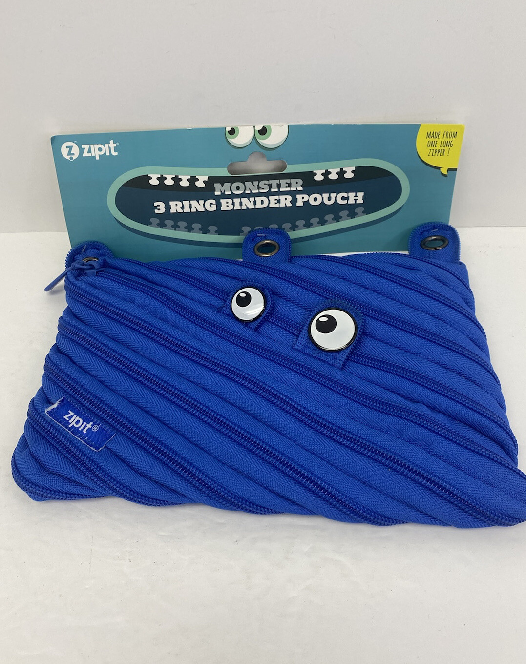 Zipit Grillz 3 Ring Binder School Pouch/Pencil Case (Blue) for sale online | eBay