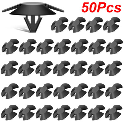 50Pcs Hood Insulation Retainer Nylon Clips for Chrysler, Toyota, Dodge ...