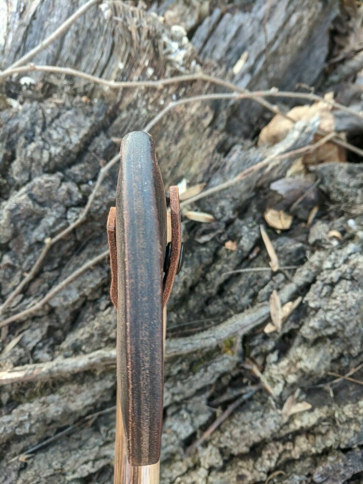 CRKT Woods Chogan Buffalo Leather Sheath Mask & Carrier (Tomahawk NOT ...