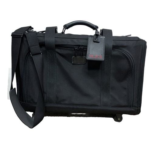 Tumi Wheeled Rolling Bag Travel Luggage Inner Pockets Detachable Strap ...