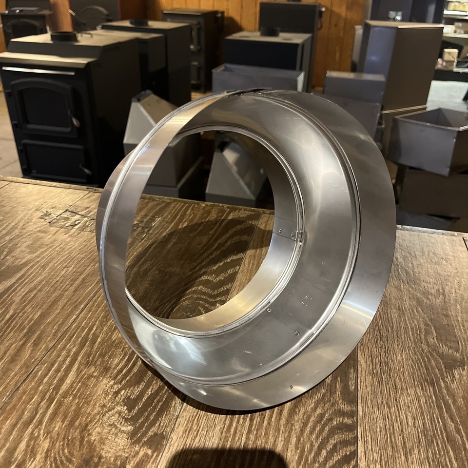 10” x 8” stainless steel stove pipe/chimney reducer/increaser | eBay