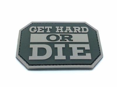 Get Hard Or Die Green PVC Airsoft Patch | eBay UK