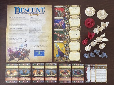 Descent Journeys In The Dark Oath Of The Outcast Expansion Complete | eBay