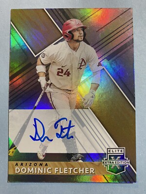 2019 Elite Extra Edition Dominic Fletcher Auto RC Arizona Diamondbacks🔥 ...