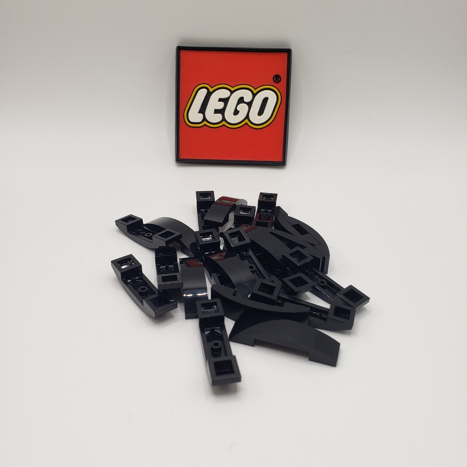 LEGO 4 x 1 Double Curved Slope BLACK (x20) 93273 NEW PARTS BULK LOT | eBay
