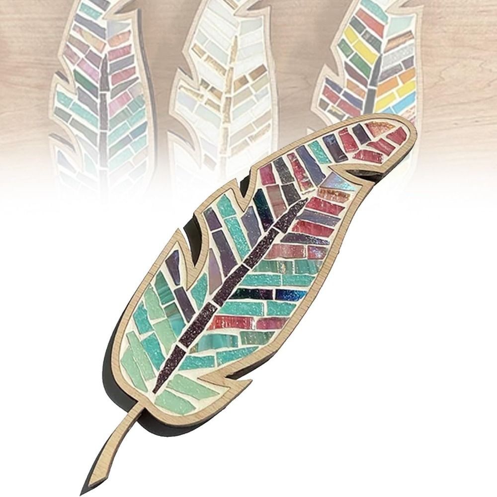 Feather Mosaic Art Amazon.com: DIY Feather DIY Mosaic Kit,DIY Mosaic