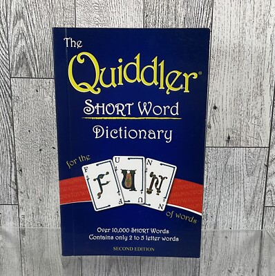 The Quiddler Short Word Dictionary by Barbara Zahno 9780982458617| eBay