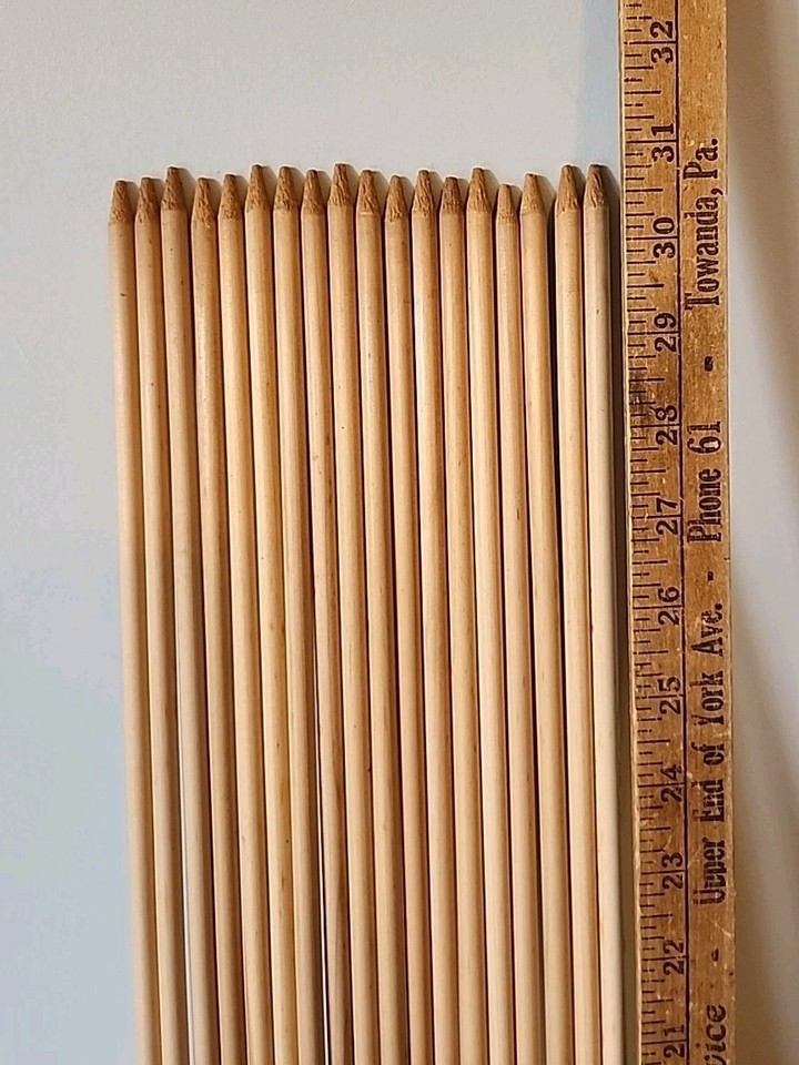 Cedar Tapered Bare Shaft Wooden Arrows & Nocks Included (18) 31" (J) | eBay
