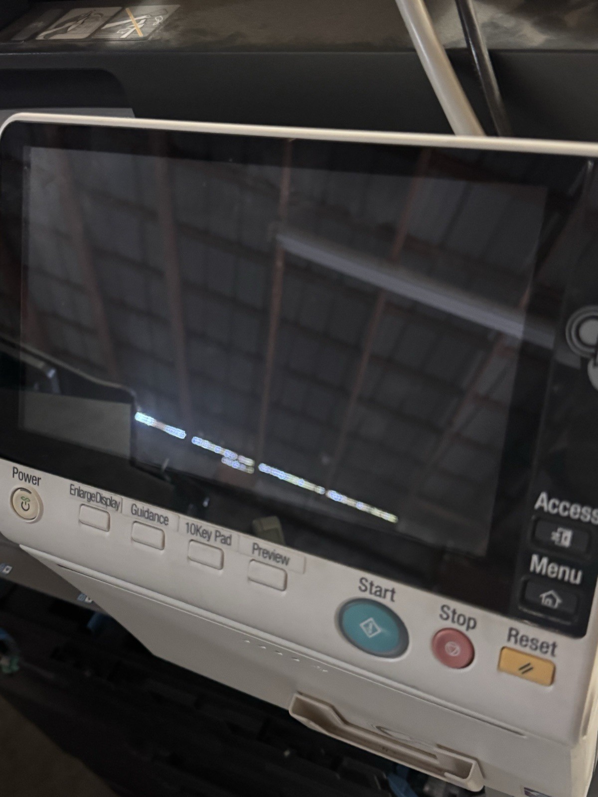 Konica Minolta 368e 308e Control Panel Display LCD | eBay
