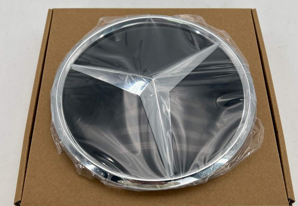 Mercedes-Benz W177 W205 W247 Chrome Raised Star Grill Emblem 2018-24 ...