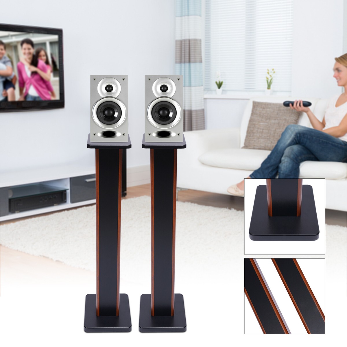 Living Room Speaker Stands | Cabinets Matttroy