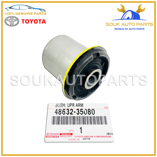 48632-35080 GENUINE TOYOTA BUSH, FR SUSPENSION UPPER ARM, RH/LH ...