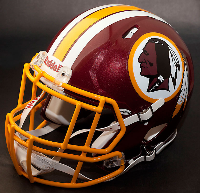 WASHINGTON REDSKINS NFL Authentic GAMEDAY Football Helmet w/ S2EG-II-SP ...
