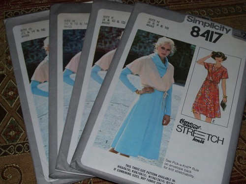 UNCIRCULATED 1978 SIMPLICITY #8417-LADIES PULLOVER DRESS & JACKET ...