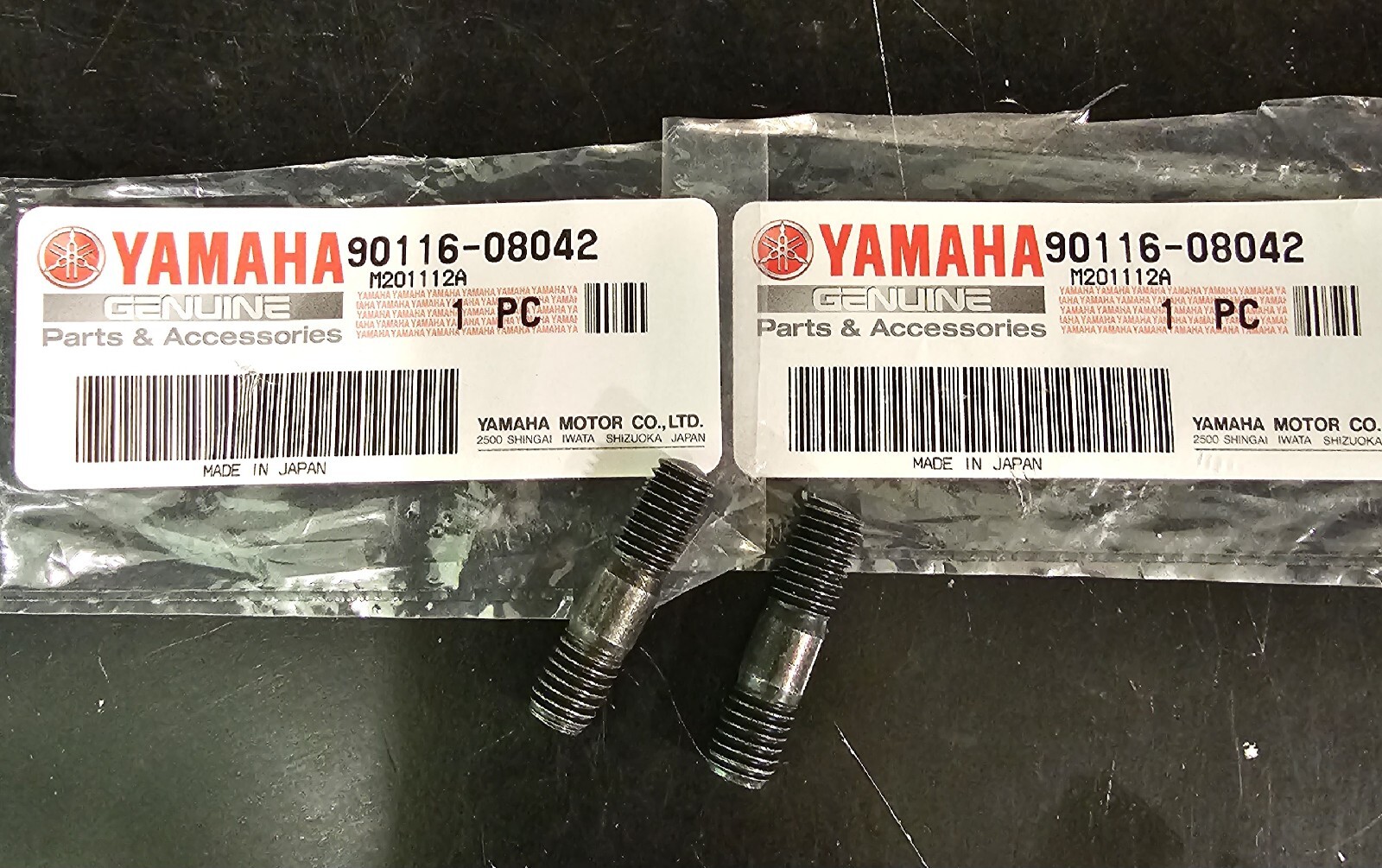 88-06 Yamaha Blaster Exhaust Stud OEM #90116-08042-00 SET OF 2 | eBay