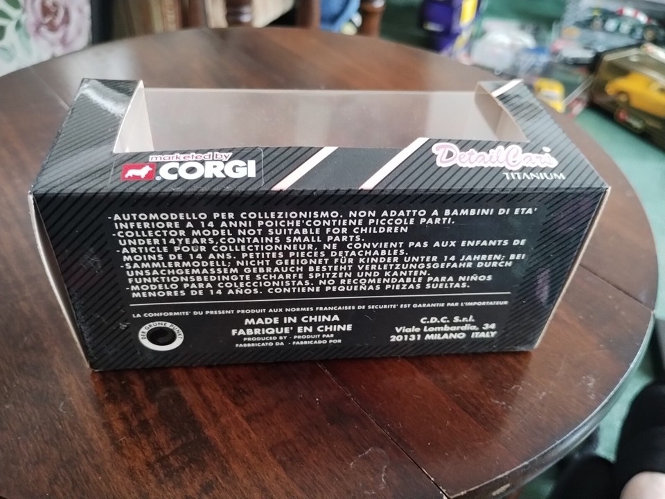 Corgi Porsche 356 A Coupe Detail Cars Titanium 1:43 ART 221 Silver Rare ...