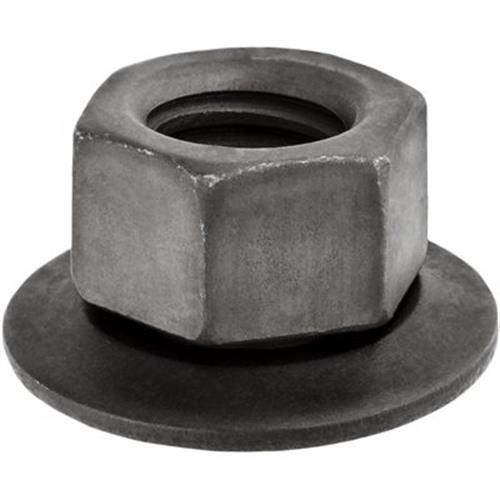 5/16"-18 Free Spinning SEMS Washer Nut 3/4" OD, Black Phosphate Finish ...