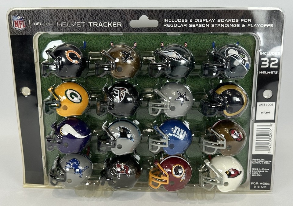 NFL FOOTBALL MINI HELMET TRACKER ALL 32 TEAMS *BRAND NEW* | eBay
