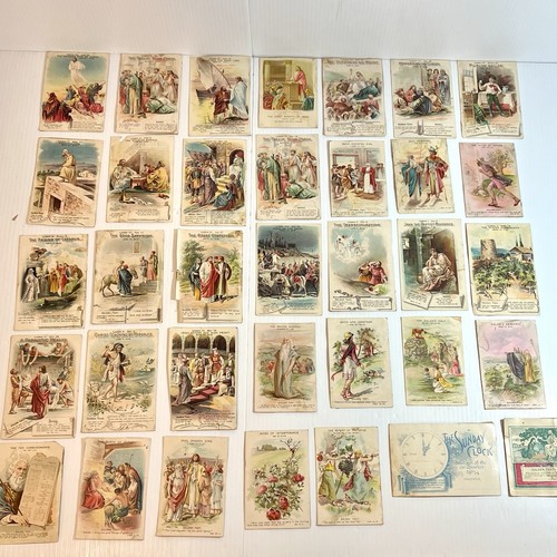 Vintage & Antique Religious Sunday School Trading Cards Lot of 36 | eBay