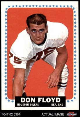 1964 Topps #73 Don Floyd Oilers SHORT-PRINT TCU 8 - NM/MT | eBay