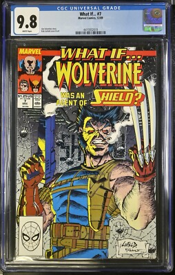 What If #7 CGC 9.8 Wolverine was an Agent of Shield? Liefeld Cover 1989 ...