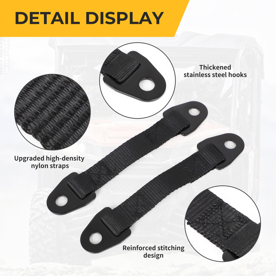 2PCS Door Tether Open Limiter Straps For Honda Pioneer All SXS1000 2016 ...