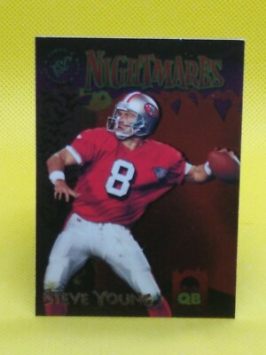 Steve Young 1995 TSC NIGHTMARES #NM9 BYU Cougars San Francisco 49ers | eBay