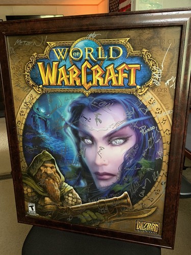 2004 World of Warcraft Blizzard Official Poster - Signed By Original ...