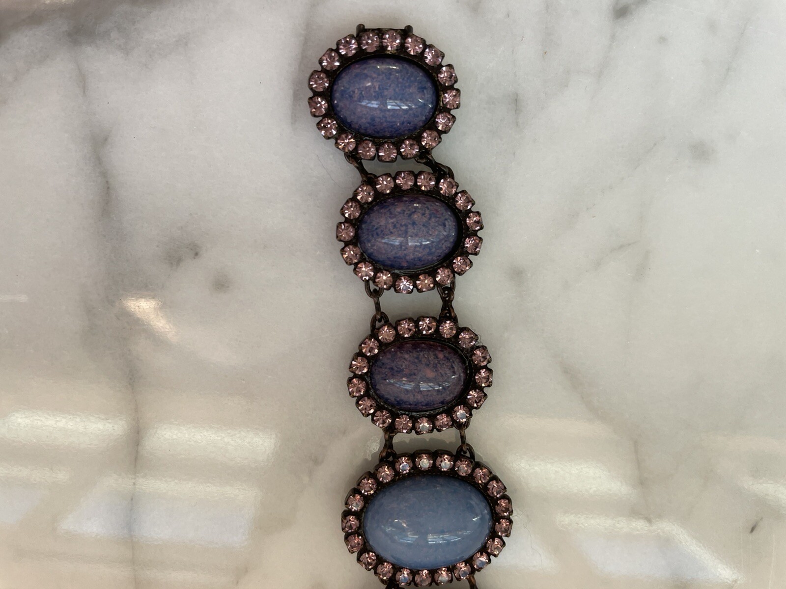 Butler & Wilson Purple Lilac Crystal Bracelet - Gem