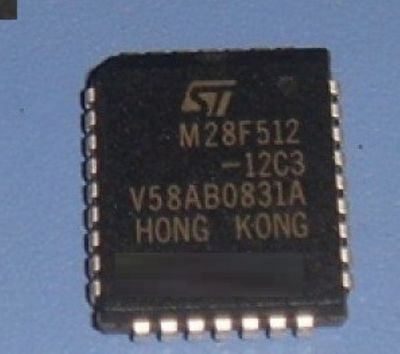 ST M28F512-12C3 PLCC 512 Kbit (64Kb x8 Bulk Erase)Flasxh | eBay