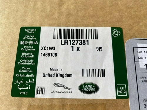 Genuine Land Rover Discovery Sport 2015+ RH Front Fender Grille Black ...