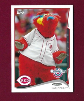 2014 Topps Opening Day Mascot #M-11 Gapper Cincinnati Reds Baseball ...