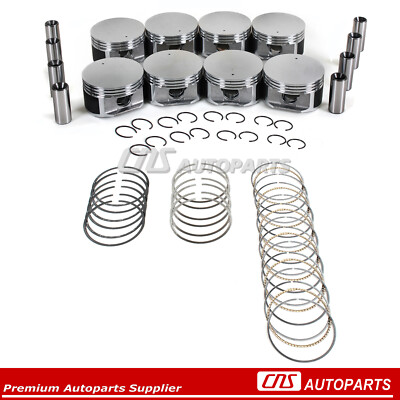 (.50mm) Oversize Pistons & Rings Set Chrysler Dodge Jeep Mitsubishi 4 ...