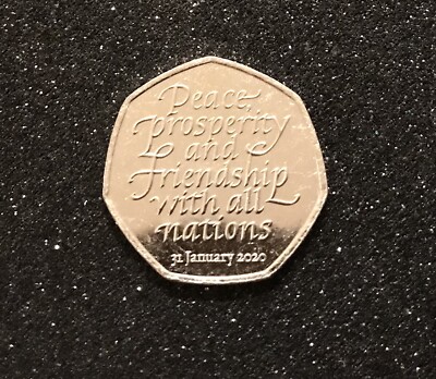 NOW IN STOCK 2020 Brexit Commemorative 50P COIN | eBay