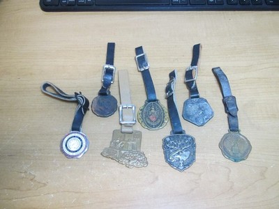 Lot of 7 Assorted FOBS Antique Watch Fobs | eBay