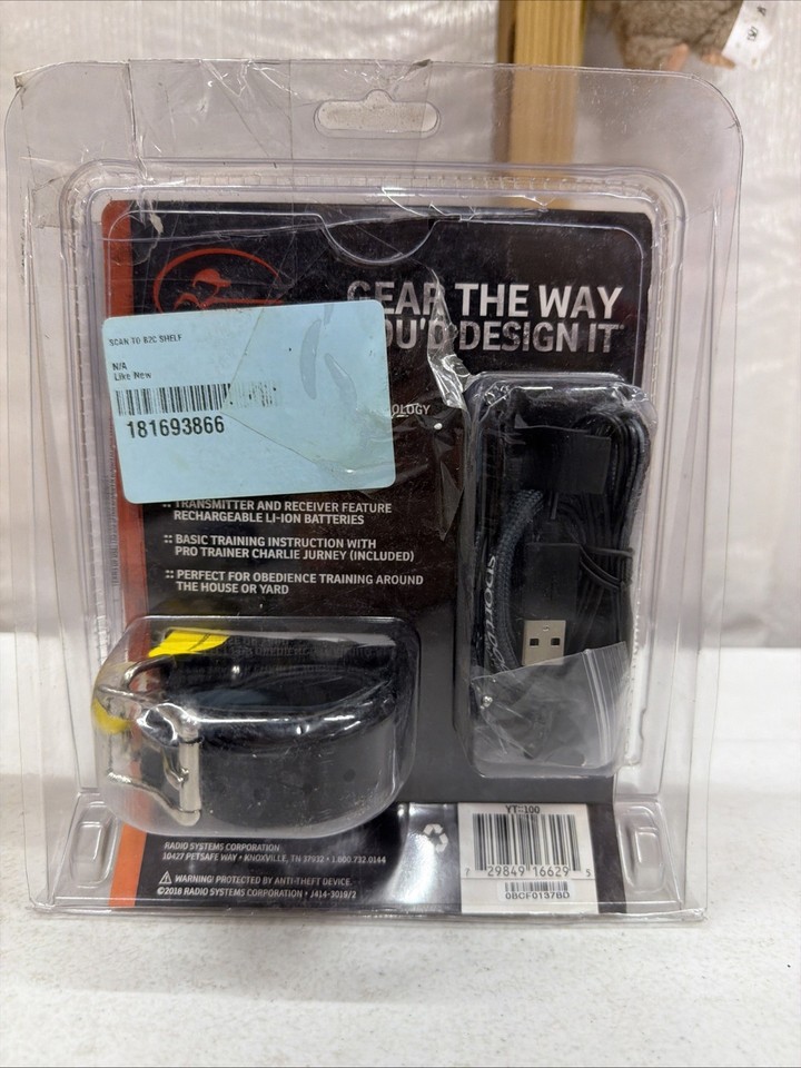 SportDog 100 Yard Remote Trainer YT-100 8 Levels Static Dog Training ...