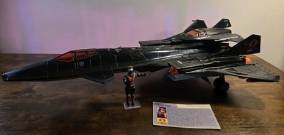 1986 Vintage G.I. GI Joe Cobra Night Raven S3P Jet 100% Complete | eBay